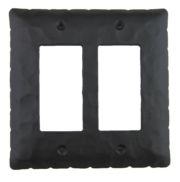 Rustic Rancho Iron Switch Plate Double GFI EPH45 | Bushere & Son Iron ...